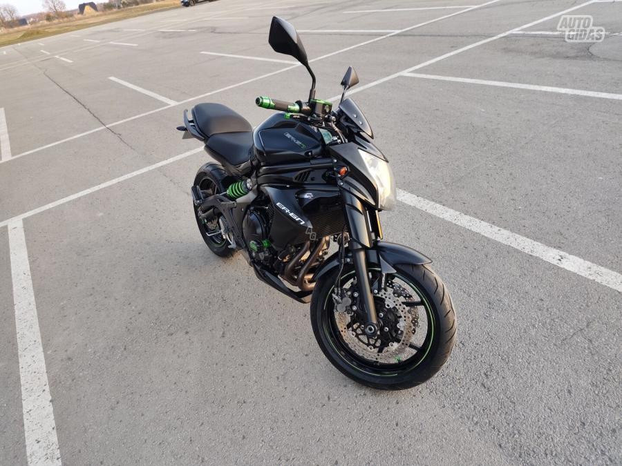 Melns Kawasaki ER 2016 Šauļi, ar dzinēja tilpumu 0.65 L un nobraukumu 32 tūkst. km par 3200 €, foto 10 vietnē AUTOMOTO.COM.LV