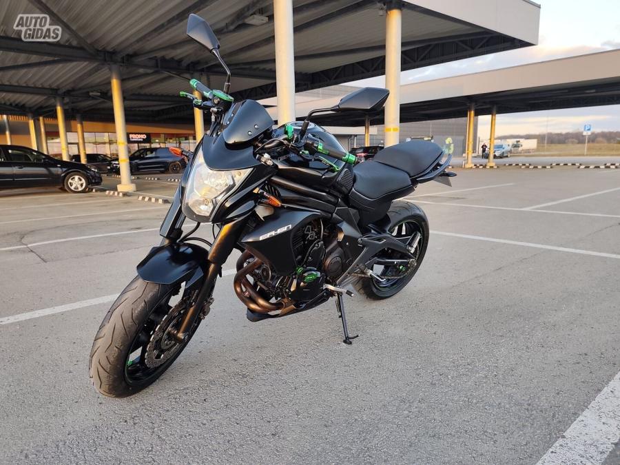 Melns Kawasaki ER 2016 Šauļi, ar dzinēja tilpumu 0.65 L un nobraukumu 32 tūkst. km par 3200 €, foto 17 vietnē AUTOMOTO.COM.LV