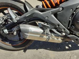 Black Kawasaki ER 2016 in Panevezys, with an engine capacity of 0.65 L and mileage of 45 thousand km for 3550 €, photo 8 on AUTOMOTO.COM.LV