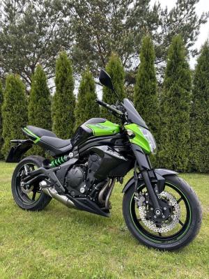 Black Kawasaki ER 2016 in Sirvintos, with an engine capacity of 0.65 L and mileage of 17 thousand km for 3350 €, photo 7 on AUTOMOTO.COM.LV