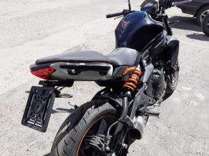 Black Kawasaki ER 2016 in Panevezys, with an engine capacity of 0.65 L and mileage of 45 thousand km for 3400 €, photo 9 on AUTOMOTO.COM.LV