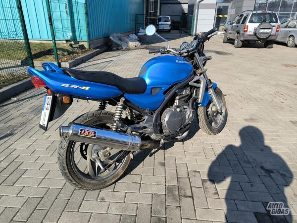 Zils Kawasaki ER 1999 Radviliškis, ar dzinēja tilpumu 0.50 L un nobraukumu 0 tūkst. km par 1300 €, foto 3 vietnē AUTOMOTO.COM.LV