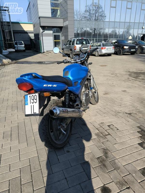 Zils Kawasaki ER 1999 Radviliškis, ar dzinēja tilpumu 0.50 L un nobraukumu 0 tūkst. km par 1300 €, foto 5 vietnē AUTOMOTO.COM.LV