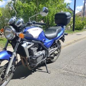 Blue Kawasaki ER 2000 in Vilnius, with an engine capacity of 0.50 L and mileage of 46 thousand km for 1000 €, photo 6 on AUTOMOTO.COM.LV