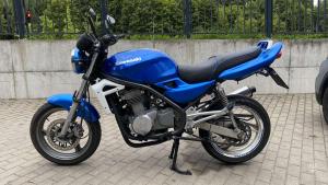 Blue Kawasaki ER 2003 in Vilnius, with an engine capacity of 0.50 L and mileage of 50 thousand km for 1250 €, photo 3 on AUTOMOTO.COM.LV