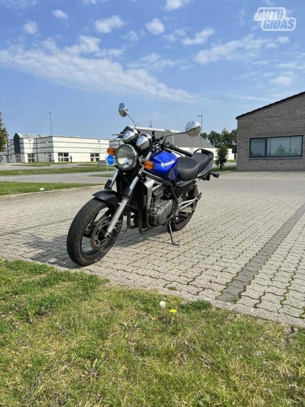 Zils Kawasaki ER 2005 Raseiniai, ar dzinēja tilpumu 0.50 L un nobraukumu 0 tūkst. km par 1600 €, foto 1 vietnē AUTOMOTO.COM.LV
