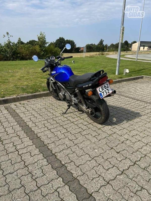 Zils Kawasaki ER 2005 Raseiniai, ar dzinēja tilpumu 0.50 L un nobraukumu 0 tūkst. km par 1600 €, foto 2 vietnē AUTOMOTO.COM.LV