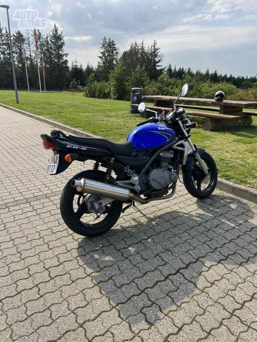Zils Kawasaki ER 2005 Raseiniai, ar dzinēja tilpumu 0.50 L un nobraukumu 0 tūkst. km par 1600 €, foto 5 vietnē AUTOMOTO.COM.LV