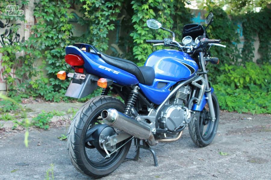 Zils Kawasaki ER 2006 Viļņa, ar dzinēja tilpumu 0.50 L un nobraukumu 25 tūkst. km par 1650 €, foto 4 vietnē AUTOMOTO.COM.LV