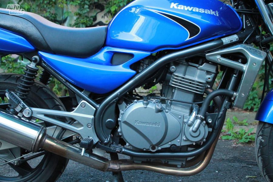 Zils Kawasaki ER 2006 Viļņa, ar dzinēja tilpumu 0.50 L un nobraukumu 25 tūkst. km par 1650 €, foto 6 vietnē AUTOMOTO.COM.LV