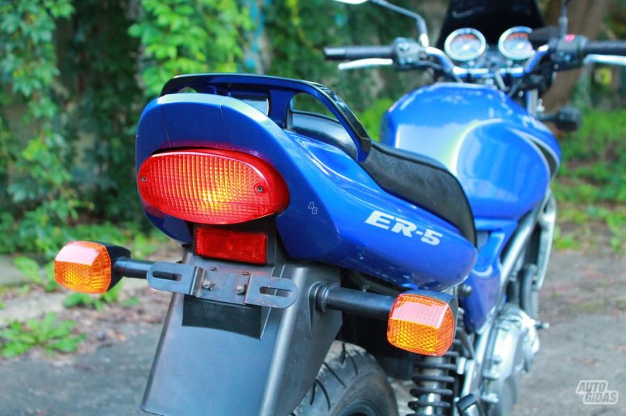 Zils Kawasaki ER 2006 Viļņa, ar dzinēja tilpumu 0.50 L un nobraukumu 25 tūkst. km par 1650 €, foto 11 vietnē AUTOMOTO.COM.LV