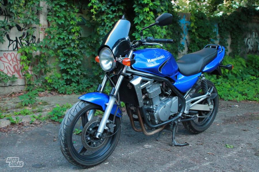 Zils Kawasaki ER 2006 Viļņa, ar dzinēja tilpumu 0.50 L un nobraukumu 25 tūkst. km par 1650 €, foto 16 vietnē AUTOMOTO.COM.LV