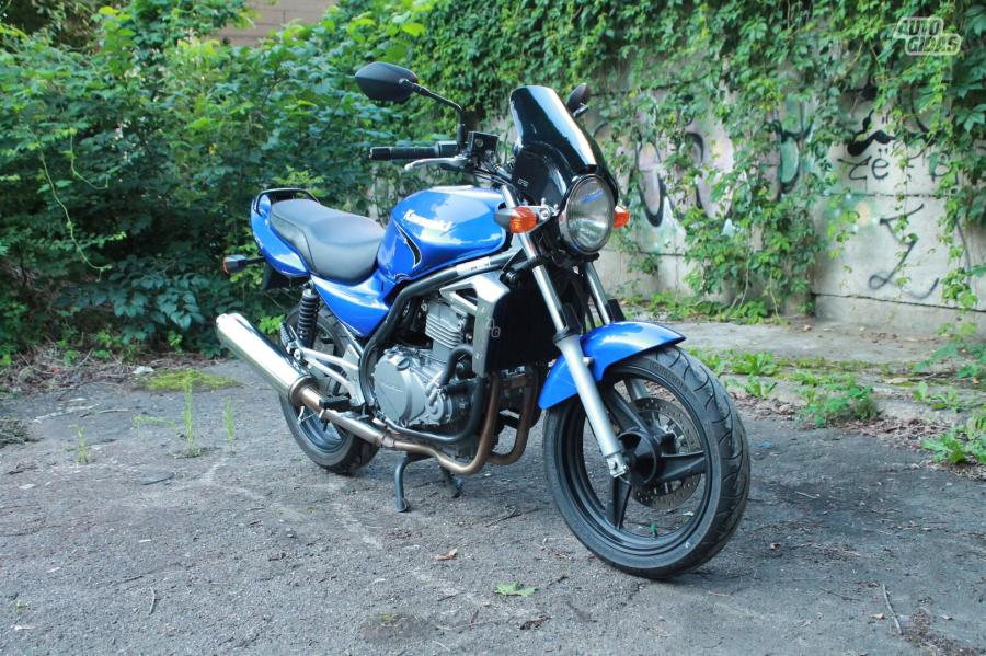 Zils Kawasaki ER 2006 Viļņa, ar dzinēja tilpumu 0.50 L un nobraukumu 25 tūkst. km par 1650 €, foto 17 vietnē AUTOMOTO.COM.LV