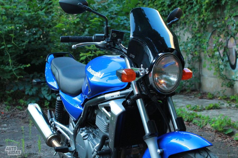 Zils Kawasaki ER 2006 Viļņa, ar dzinēja tilpumu 0.50 L un nobraukumu 25 tūkst. km par 1600 €, foto 7 vietnē AUTOMOTO.COM.LV