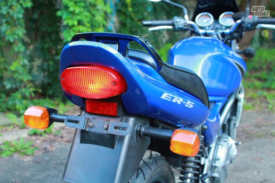 Zils Kawasaki ER 2006 Viļņa, ar dzinēja tilpumu 0.50 L un nobraukumu 25 tūkst. km par 1600 €, foto 11 vietnē AUTOMOTO.COM.LV