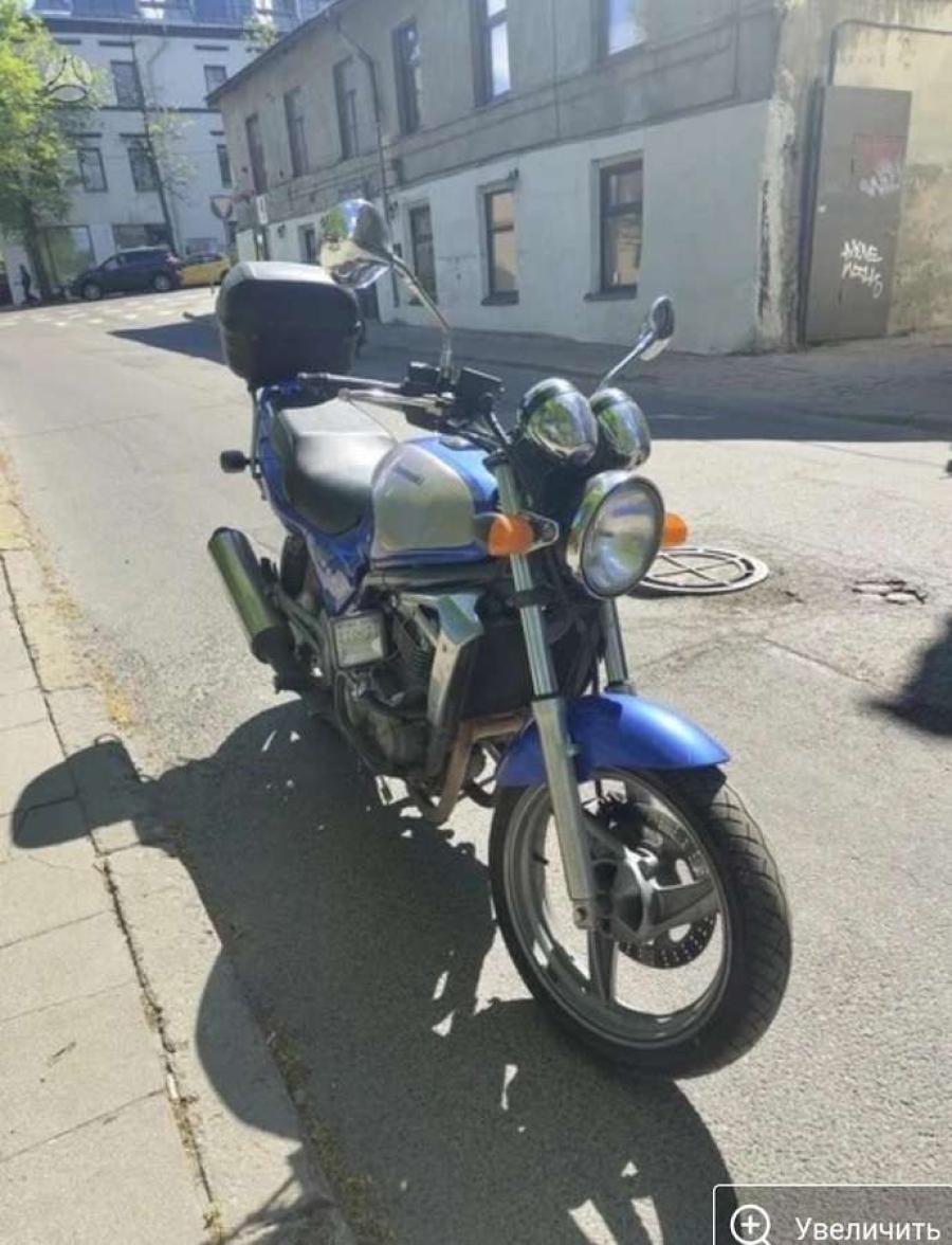 Kawasaki ER 2000 in Vilnius, with an engine capacity of 0.50 L and mileage of 46 thousand km for 1000 €, photo 5 on AUTOMOTO.COM.LV