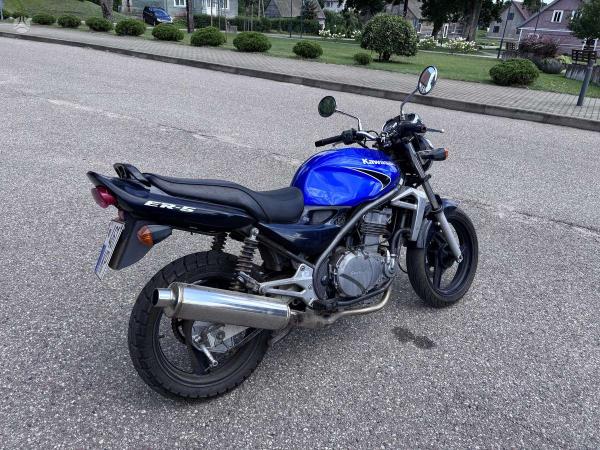 Kawasaki ER 2005 in Raseiniai, with an engine capacity of 0.50 L and mileage of 41 thousand km for 1200 €, photo 4 on AUTOMOTO.COM.LV
