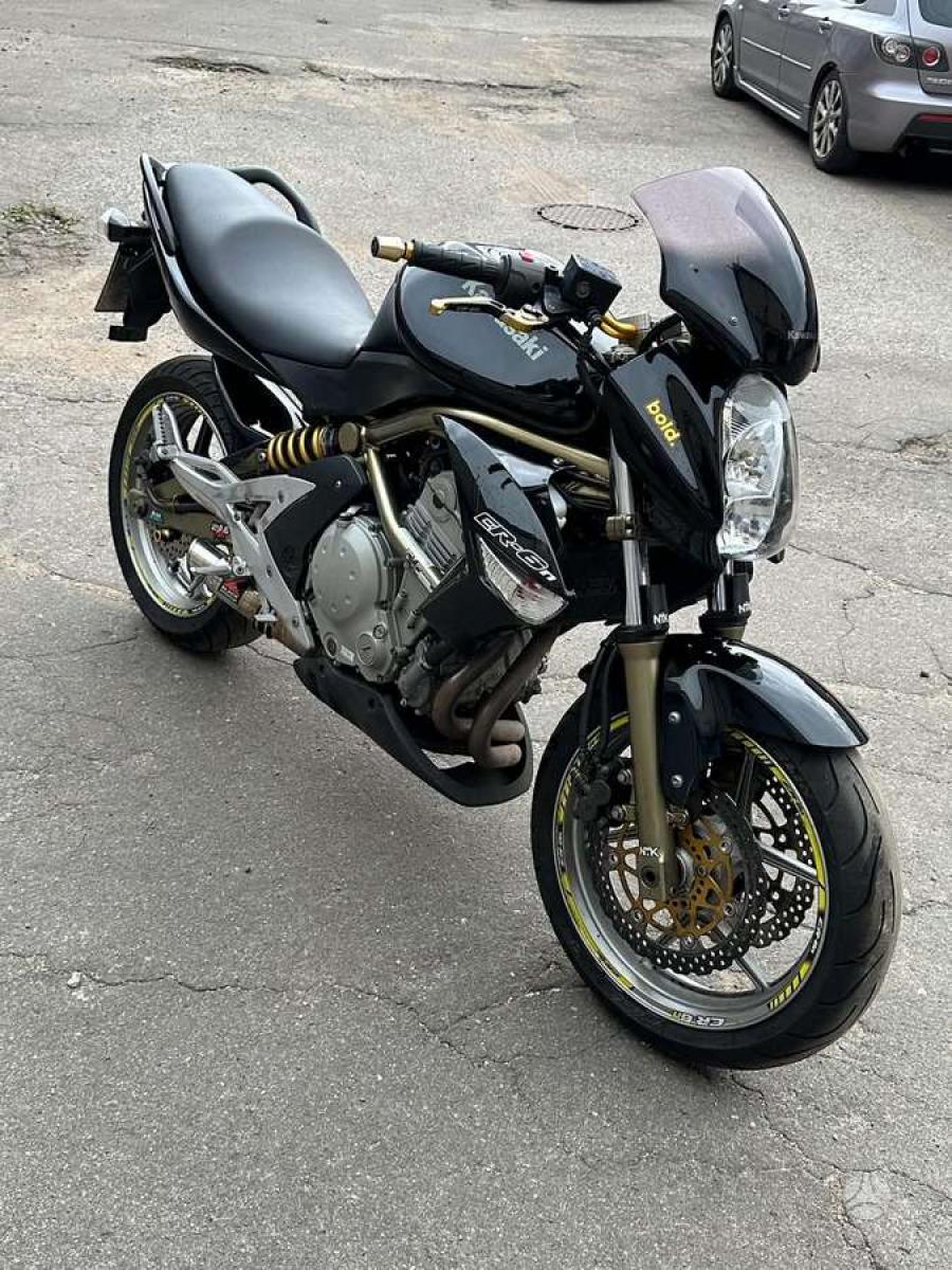 Kawasaki ER 2006 in Kaunas, with an engine capacity of 0.65 L and mileage of 59 thousand km for 1600 €, photo 5 on AUTOMOTO.COM.LV