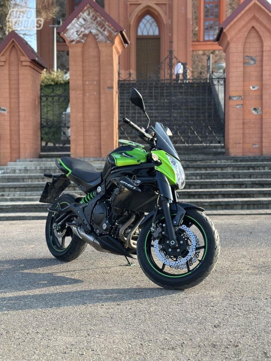 Kawasaki ER 2016 Širvintos, ar dzinēja tilpumu 0.65 L un nobraukumu 17 tūkst. km par 3649 €, foto 1 vietnē AUTOMOTO.COM.LV