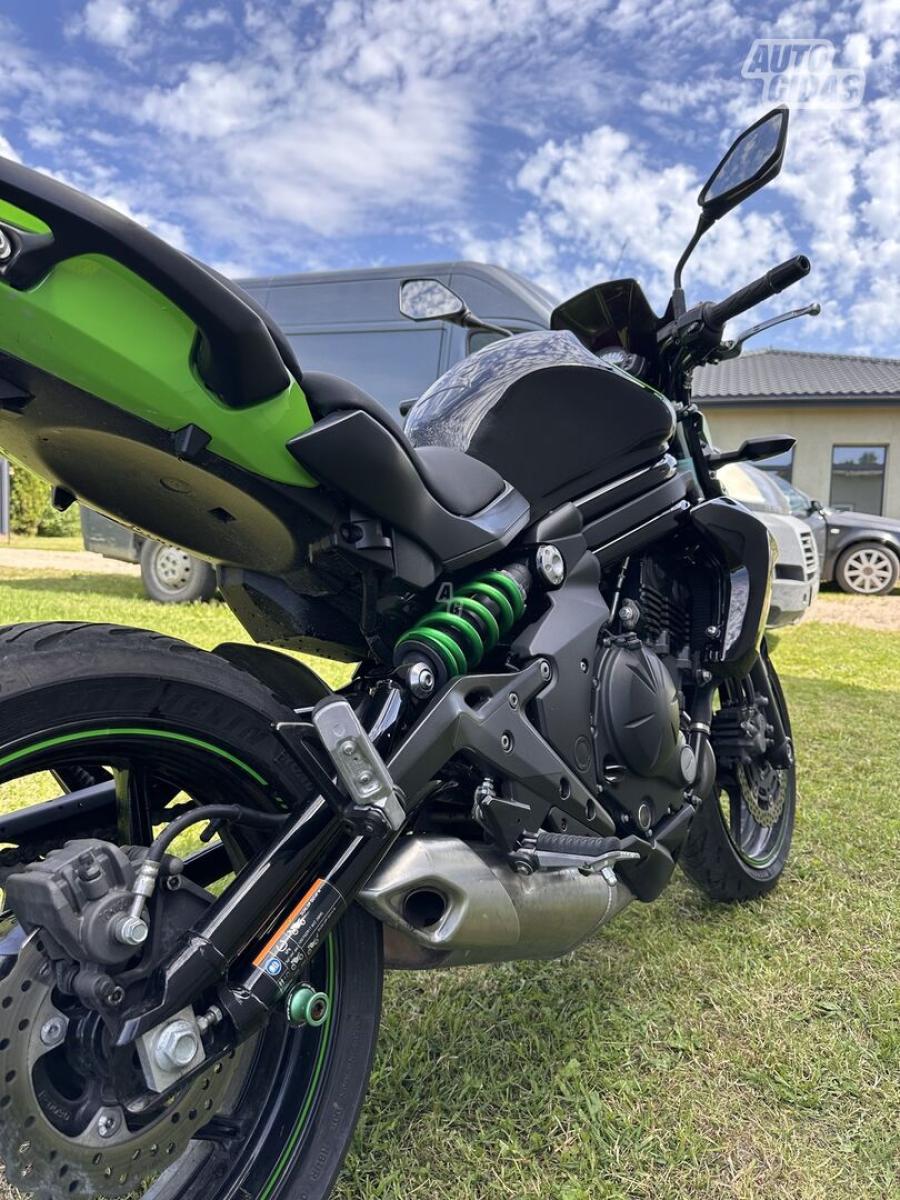 Kawasaki ER 2016 in Vilnius, with an engine capacity of 0.65 L and mileage of 17 thousand km for 3350 €, photo 9 on AUTOMOTO.COM.LV