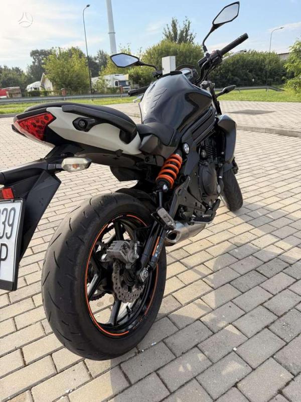 Kawasaki ER 2016 in Vilnius, with an engine capacity of 0.65 L and mileage of 39 thousand km for 3300 €, photo 4 on AUTOMOTO.COM.LV