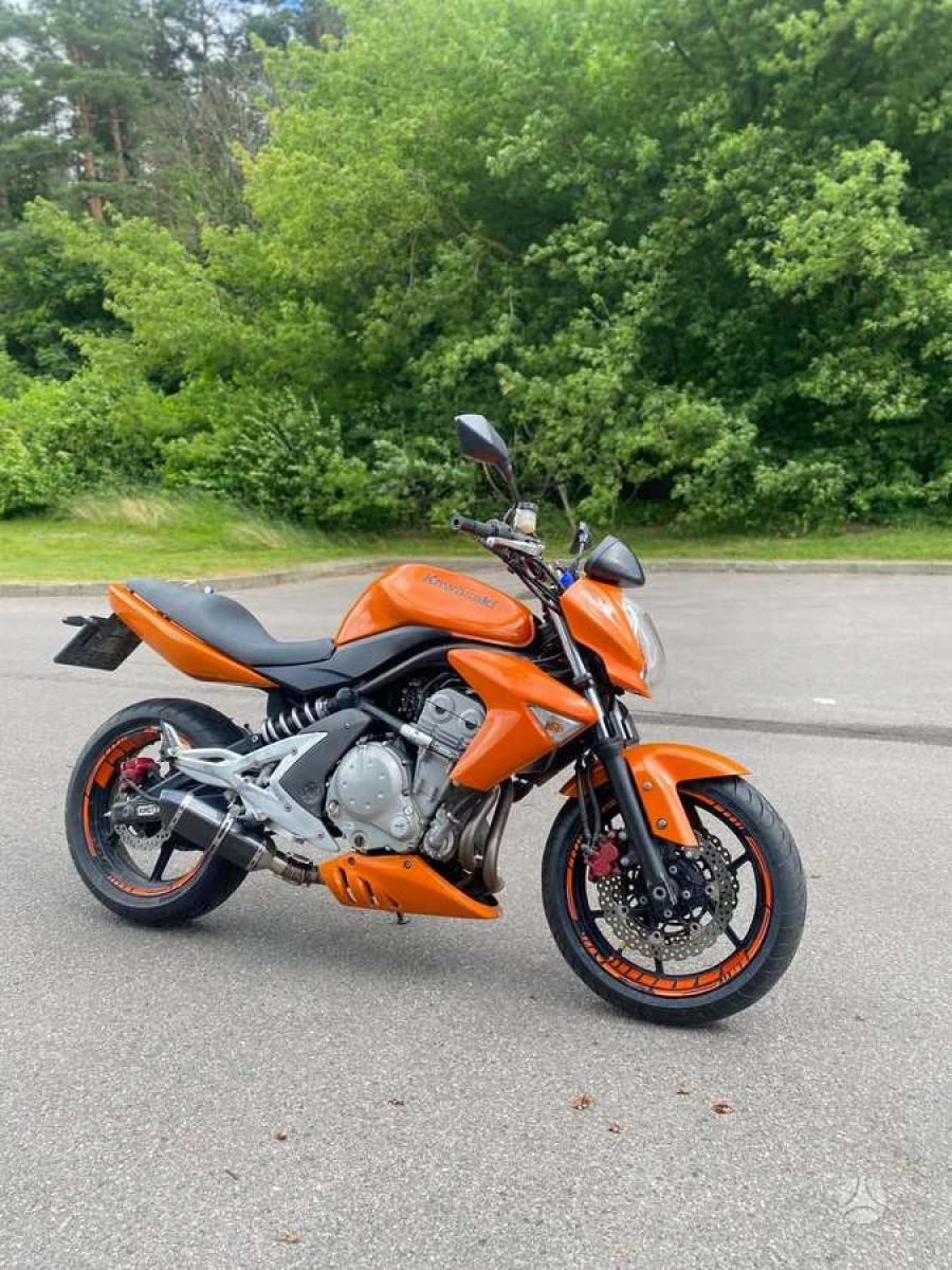 Oranžs Kawasaki ER 2007 Viļņa, ar dzinēja tilpumu 0.65 L un nobraukumu 64 tūkst. km par 2200 €, foto 1 vietnē AUTOMOTO.COM.LV