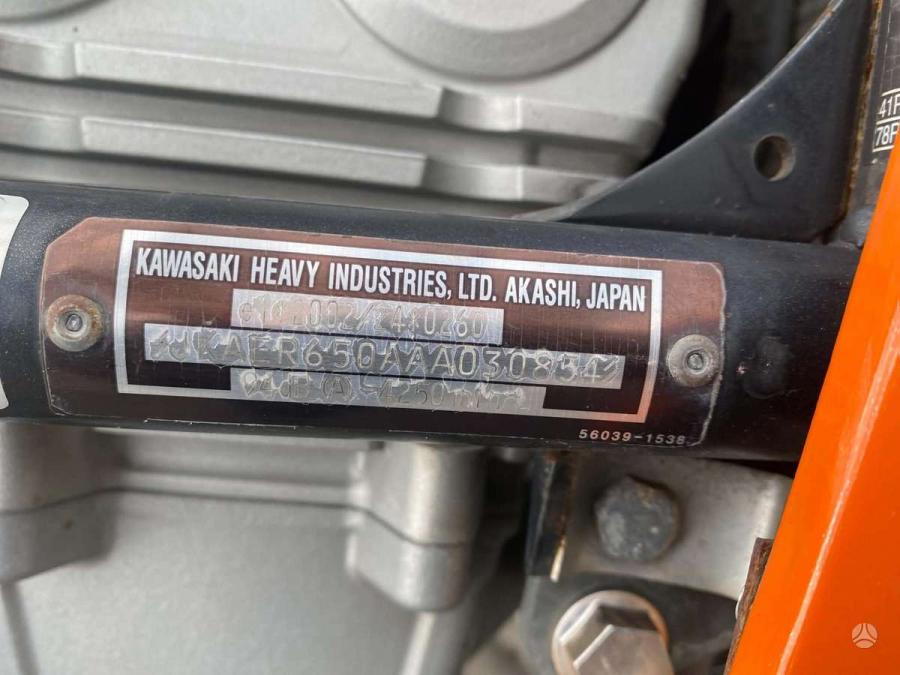 Oranžs Kawasaki ER 2007 Viļņa, ar dzinēja tilpumu 0.65 L un nobraukumu 64 tūkst. km par 2200 €, foto 8 vietnē AUTOMOTO.COM.LV