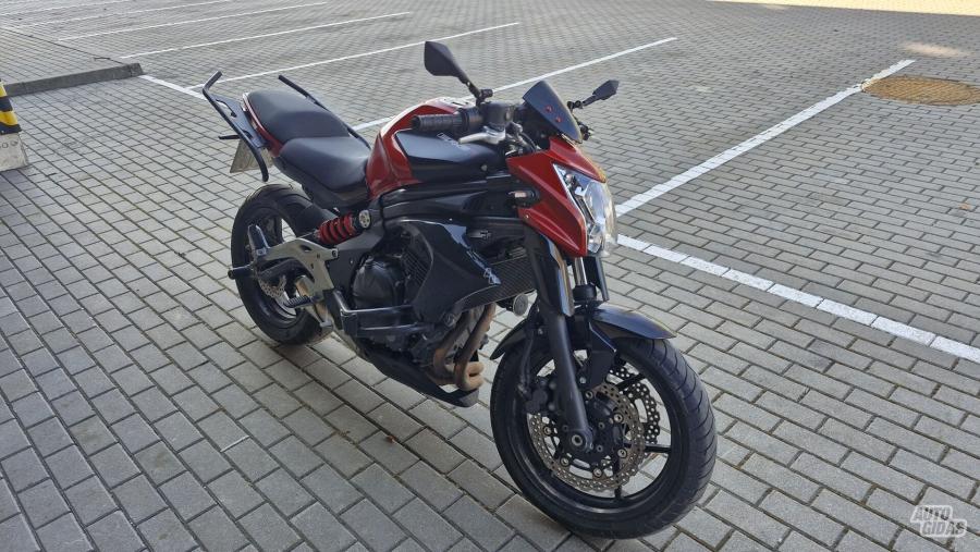 Sarkans Kawasaki ER 2014 Kauņa, ar dzinēja tilpumu 0.65 L un nobraukumu 41 tūkst. km par 3200 €, foto 8 vietnē AUTOMOTO.COM.LV