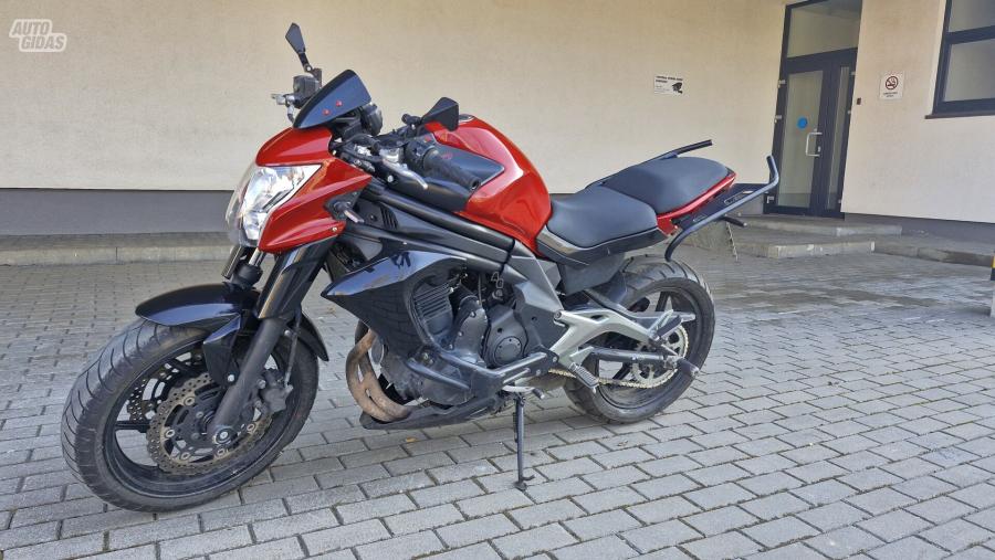 Sarkans Kawasaki ER 2014 Kauņa, ar dzinēja tilpumu 0.65 L un nobraukumu 41 tūkst. km par 3200 €, foto 10 vietnē AUTOMOTO.COM.LV