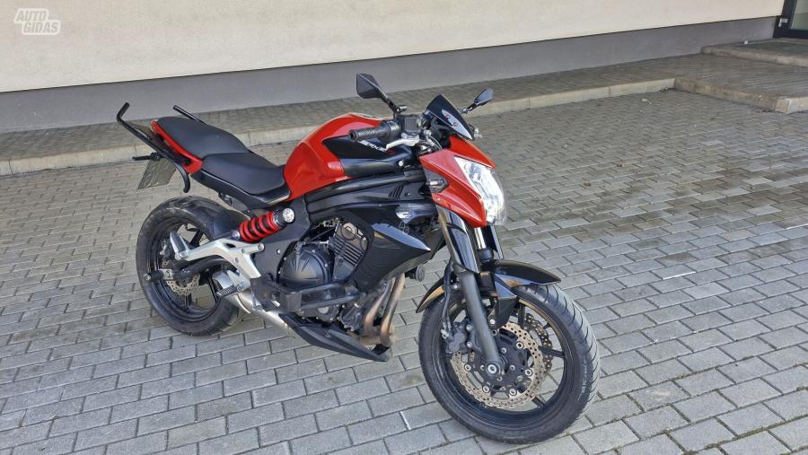 Sarkans Kawasaki ER 2014 Kauņa, ar dzinēja tilpumu 0.65 L un nobraukumu 41 tūkst. km par 3200 €, foto 16 vietnē AUTOMOTO.COM.LV