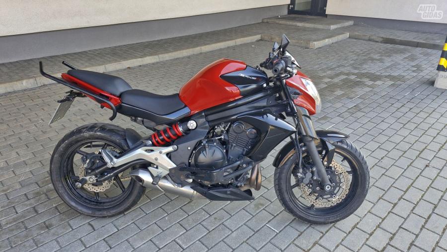 Sarkans Kawasaki ER 2014 Kauņa, ar dzinēja tilpumu 0.65 L un nobraukumu 41 tūkst. km par 3200 €, foto 19 vietnē AUTOMOTO.COM.LV