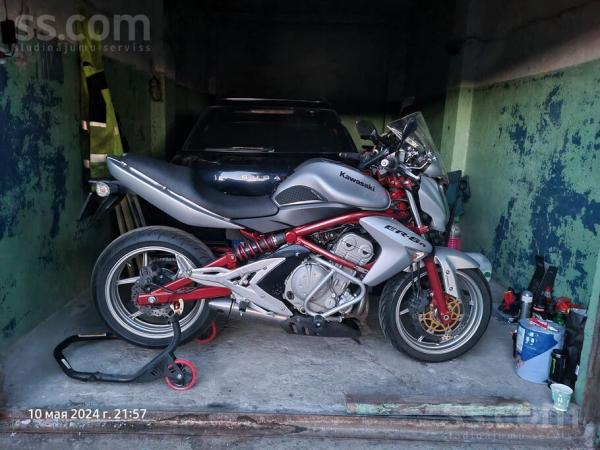 Kawasaki Er6n 2007 in Riga, with an engine capacity of 0.65 L and mileage of 0 thousand km for 2000 €, photo 1 on AUTOMOTO.COM.LV