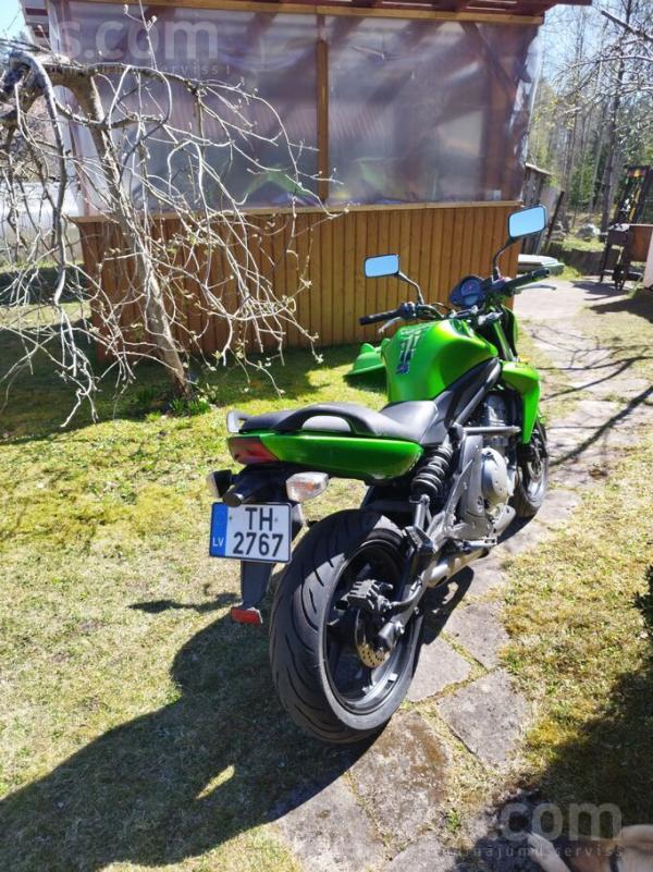 Kawasaki Er6n 2008 Ogre, ar dzinēja tilpumu 0.65 L un nobraukumu 0 tūkst. km par 2200 €, foto 2 vietnē AUTOMOTO.COM.LV