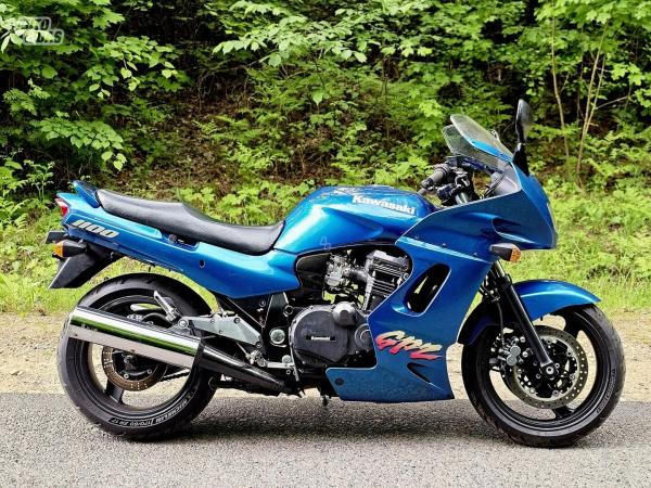 Blue Kawasaki GPZ 1998 in Vilnius, with an engine capacity of 1.10 L and mileage of 0 thousand km for 950 €, photo 1 on AUTOMOTO.COM.LV
