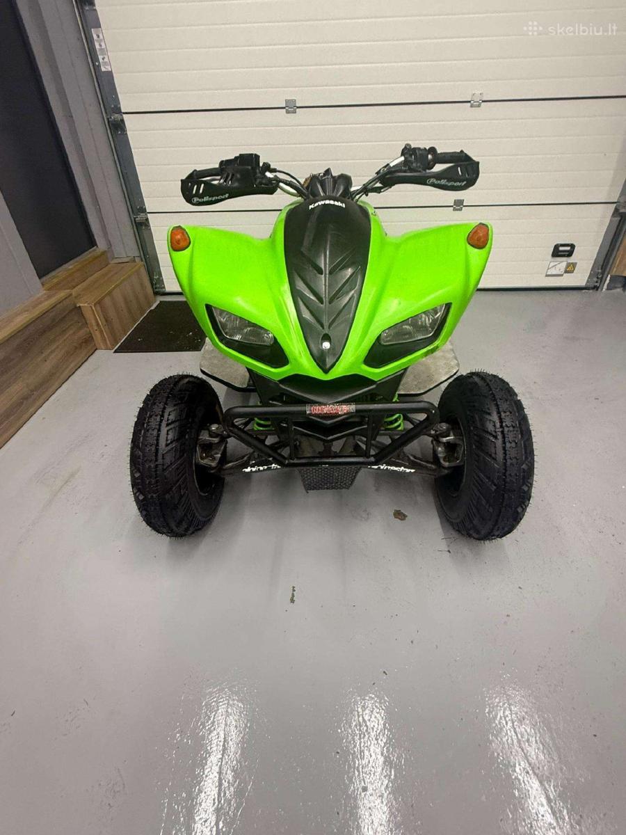 Zaļš Kawasaki KFX 2004 Jurbarkas, ar dzinēja tilpumu 0.70 L un nobraukumu 777 tūkst. km par 3800 €, foto 1 vietnē AUTOMOTO.COM.LV