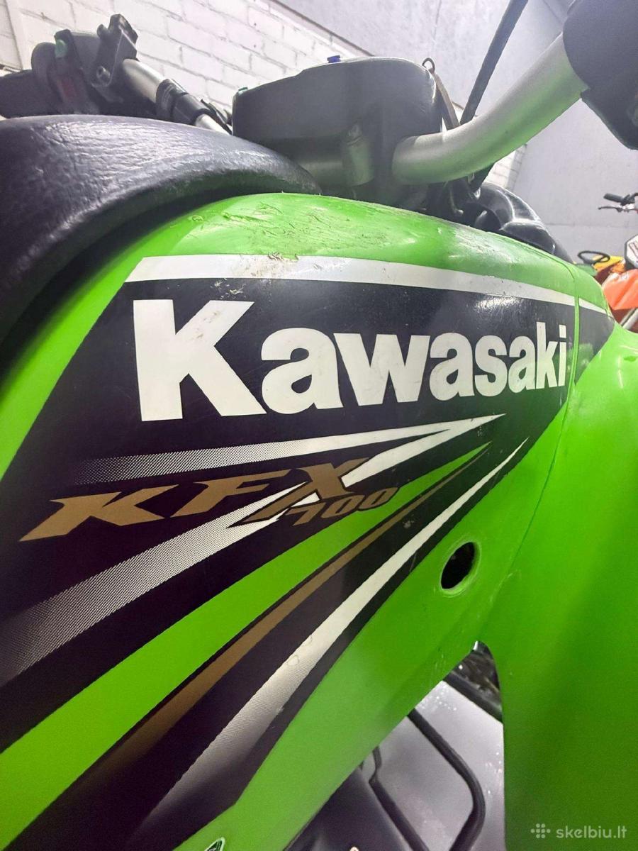 Zaļš Kawasaki KFX 2004 Jurbarkas, ar dzinēja tilpumu 0.70 L un nobraukumu 777 tūkst. km par 3800 €, foto 5 vietnē AUTOMOTO.COM.LV