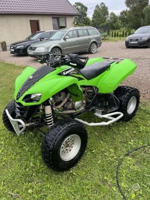 Kawasaki KFX 2007 in Vilkaviskis, with an engine capacity of 0.70 L and mileage of 90 thousand km for 3200 €, photo  on AUTOMOTO.COM.LV