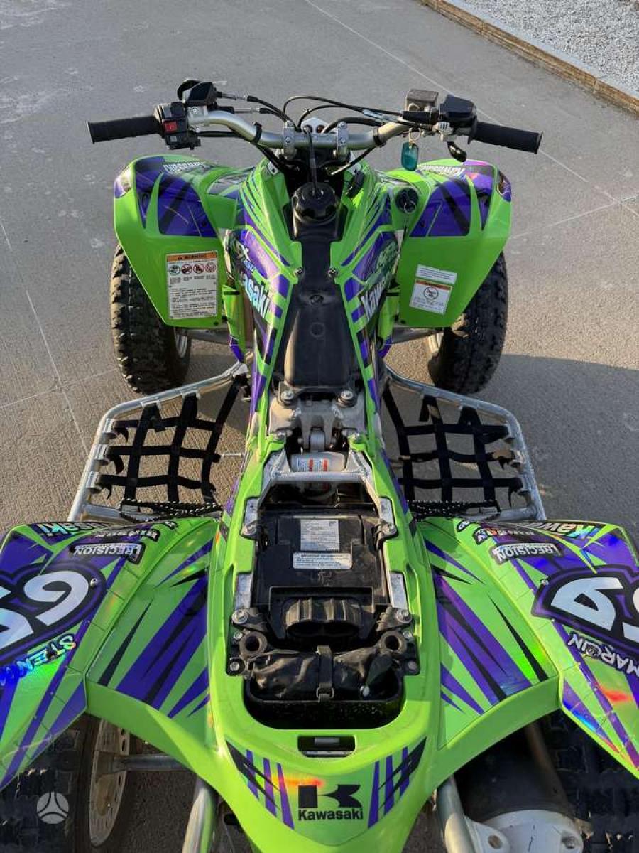 Kawasaki KFX 2009 in Vilnius, with an engine capacity of 0.45 L and mileage of 0 thousand km for 4300 €, photo 10 on AUTOMOTO.COM.LV