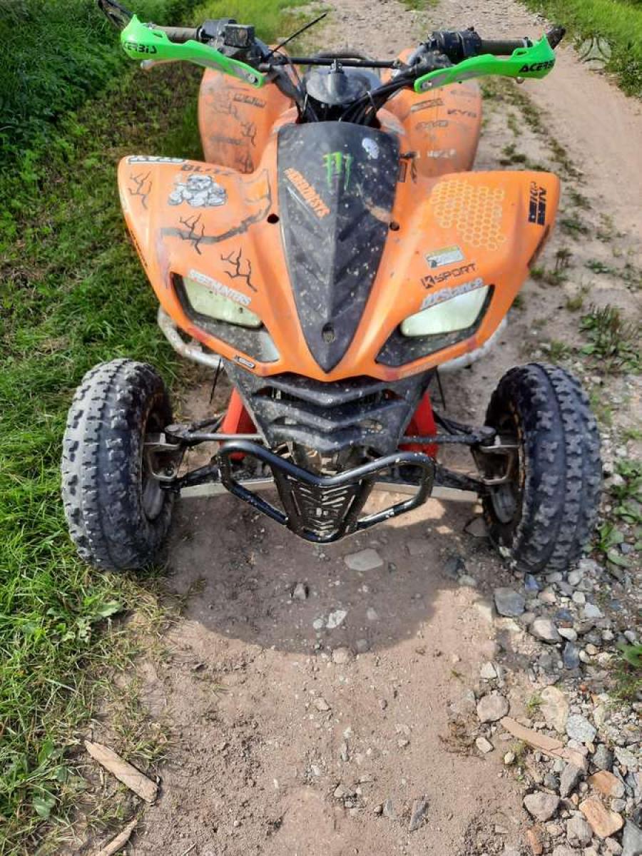 Orange Kawasaki KFX 2005 in Siauliai, with an engine capacity of 0.70 L and mileage of 1 thousand km for 2500 €, photo 1 on AUTOMOTO.COM.LV