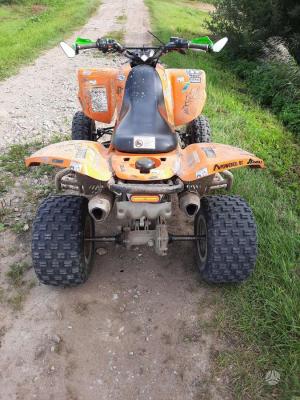 Orange Kawasaki KFX 2005 in Siauliai, with an engine capacity of 0.70 L and mileage of 1 thousand km for 2500 €, photo 5 on AUTOMOTO.COM.LV
