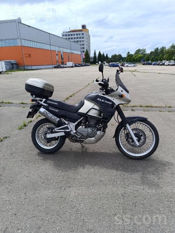 Kawasaki KLE 500 2003 in Jelgava, with an engine capacity of 0.50 L and mileage of 0 thousand km for 2000 €, photo 1 on AUTOMOTO.COM.LV