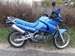 Blue Kawasaki KLE 1992 in Vilnius, with an engine capacity of 0.50 L and mileage of 0 thousand km for 990 €, photo  on AUTOMOTO.COM.LV