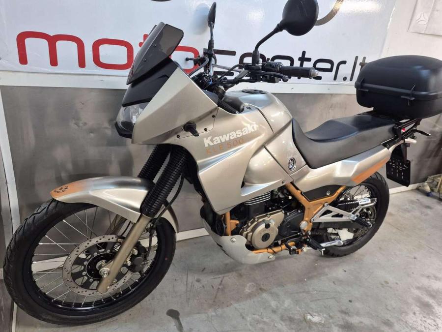 Kawasaki KLE 2005 in Kaunas, with an engine capacity of 0.50 L and mileage of 28 thousand km for 2600 €, photo 1 on AUTOMOTO.COM.LV