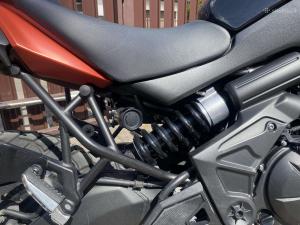 Red Kawasaki KLE 2016 in Vilnius, with an engine capacity of 0.65 L and mileage of 28 thousand km for 4900 €, photo 11 on AUTOMOTO.COM.LV
