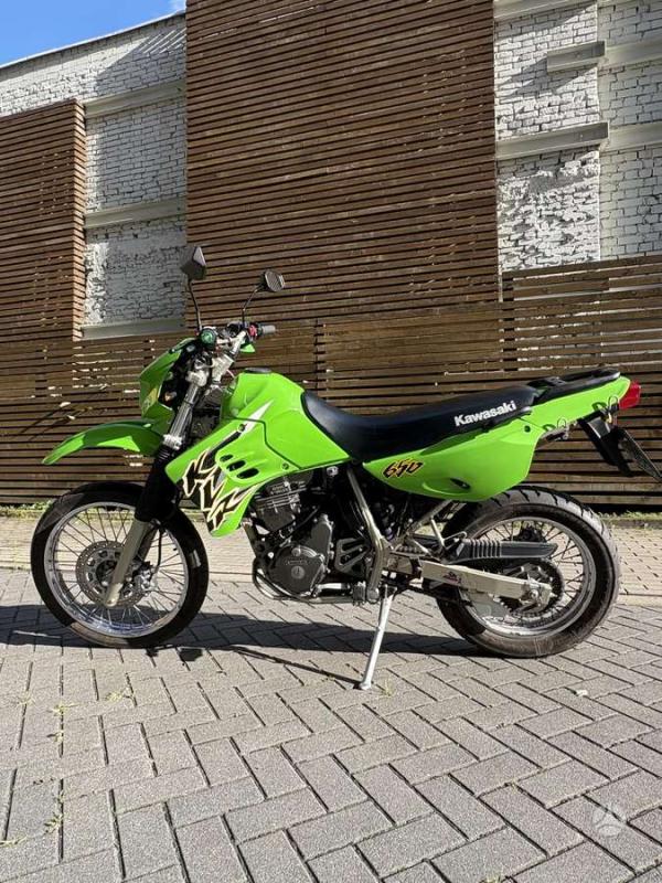Kawasaki KLR 2002 in Vilnius, with an engine capacity of 0.65 L and mileage of 18 thousand km for 3000 €, photo 1 on AUTOMOTO.COM.LV