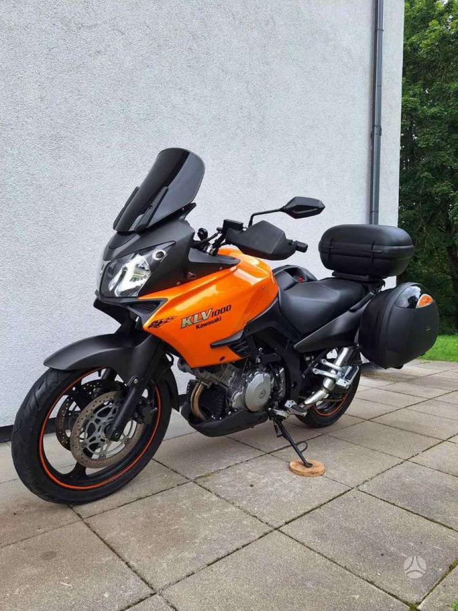 Kawasaki KLV 2004 in Prienai, with an engine capacity of 1.00 L and mileage of 46 thousand km for 3550 €, photo 15 on AUTOMOTO.COM.LV