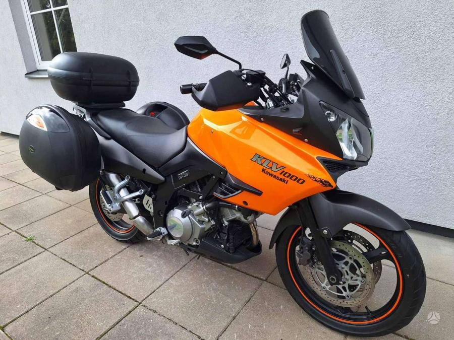 Kawasaki KLV 2004 in Prienai, with an engine capacity of 1.00 L and mileage of 46 thousand km for 3550 €, photo 17 on AUTOMOTO.COM.LV