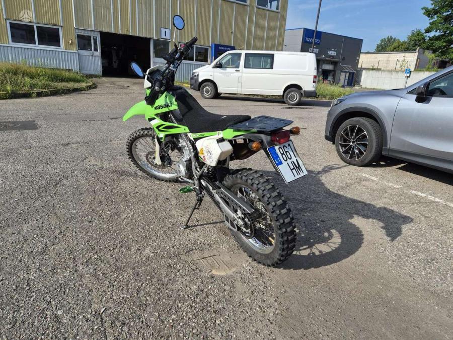 Зеленый Кавасаки KLX 2009 в Вильнюс, объемом двигателя 0.25 л и пробегом 18 тыс. км за 3300 €, фото 12 на AUTOMOTO.COM.LV