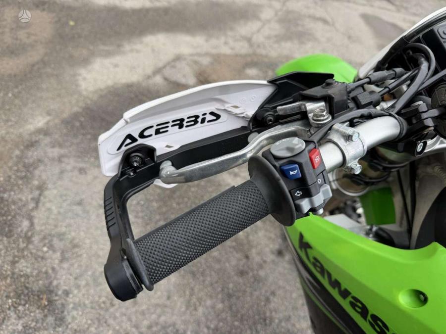 Green Kawasaki KLX 2010 in Vilnius, with an engine capacity of 0.45 L and mileage of 2 thousand km for 3950 €, photo 9 on AUTOMOTO.COM.LV