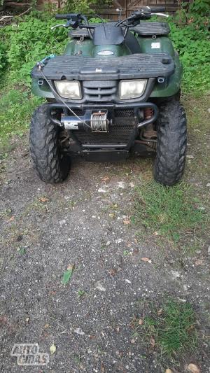 Zaļš Kawasaki KVF 2002 Viļņa, ar dzinēja tilpumu 0.40 L un nobraukumu 8 tūkst. km par 3200 €, foto 3 vietnē AUTOMOTO.COM.LV